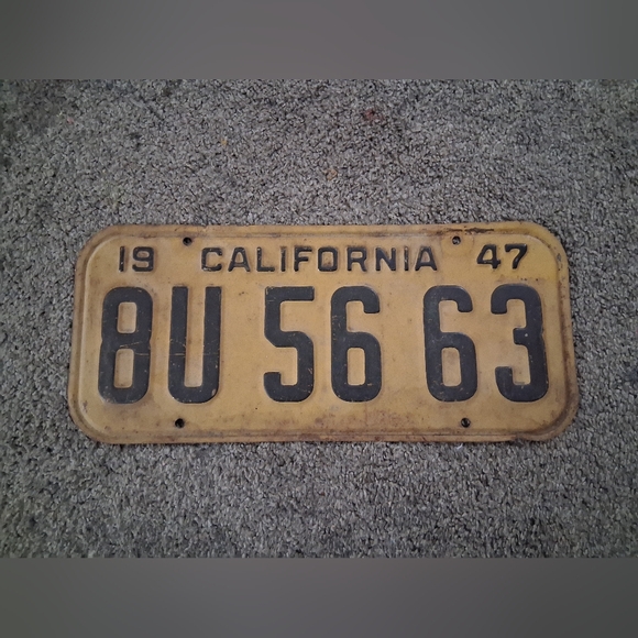 Other | Vintage California License Plate | Poshmark